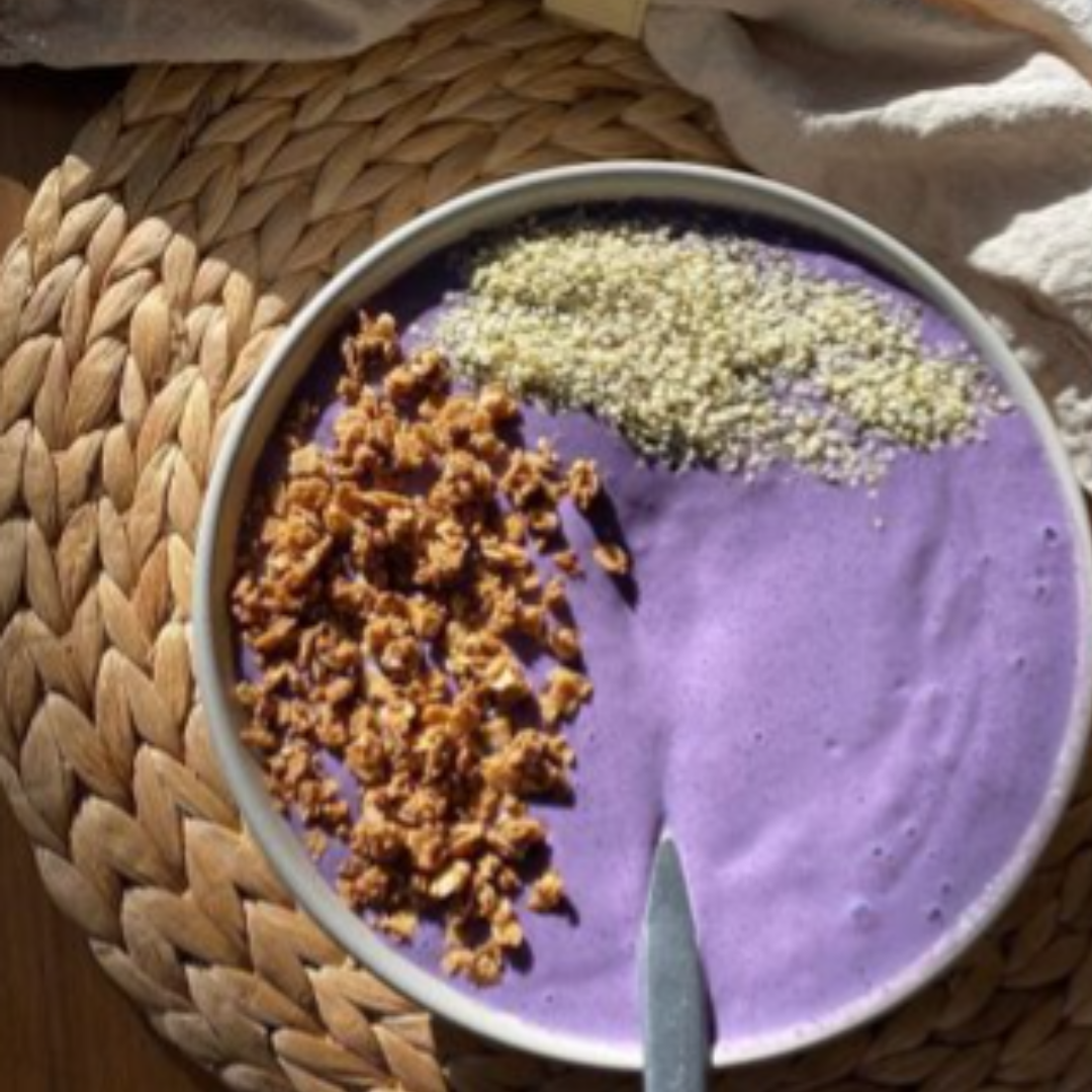 Happy Viking | Periwinkle Protein Smoothie Bowl Recipe